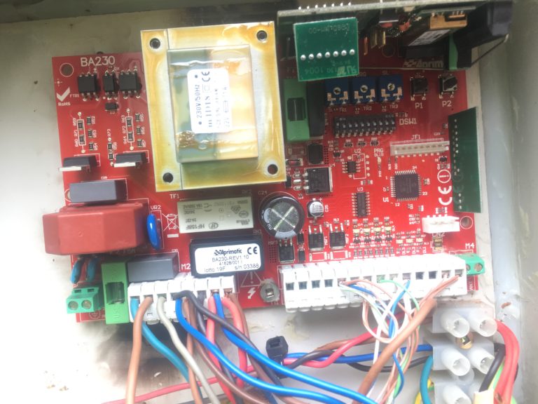 Aprimatic BA230 control board manual - Sesame Gate Automation