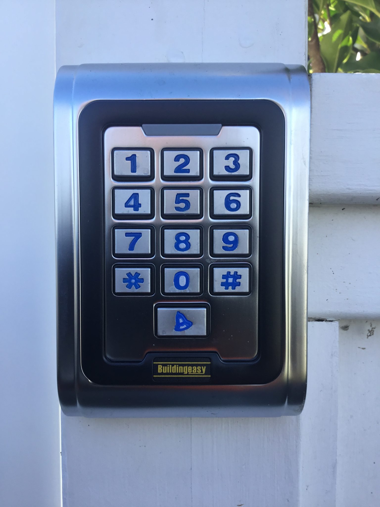 BuilgingEasy standalone keypad manual