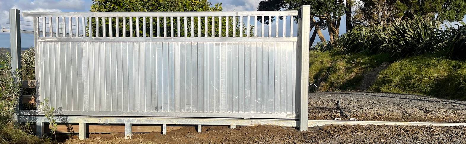 Installing a Square Tongue-and-Groove Gate on Uneven Terrain